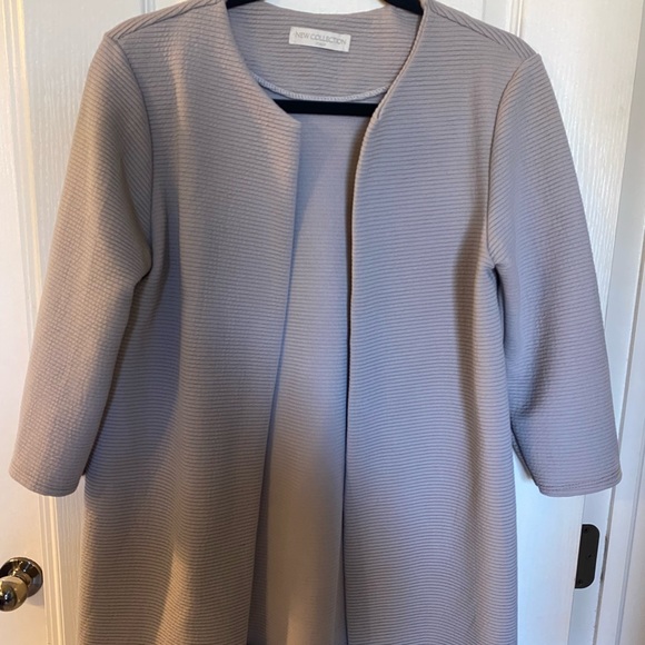 Jackets & Coats | Dove Gray Open Cut Jacket | Poshmark